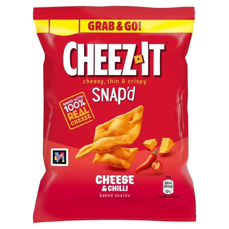 Cheez It Cheese & Chilli Snap'D Crackers (20x40g) | Refresh Store
